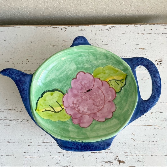 Bellini PIU | Accents | Bellini Piu Hand Painted Teapot Shallow Bowl ...